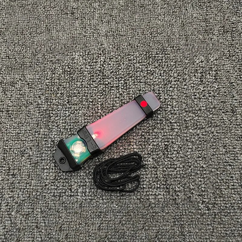 Тактический сигнальный фонарь FMA для шлема Black Shell Red