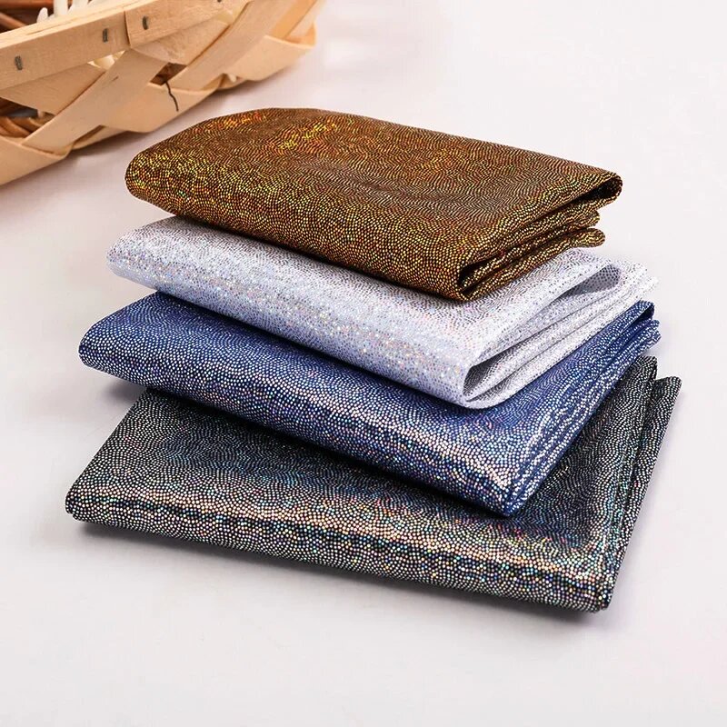 Лазерная бронзовая ткань JIHONG TEXTILE для patchwork