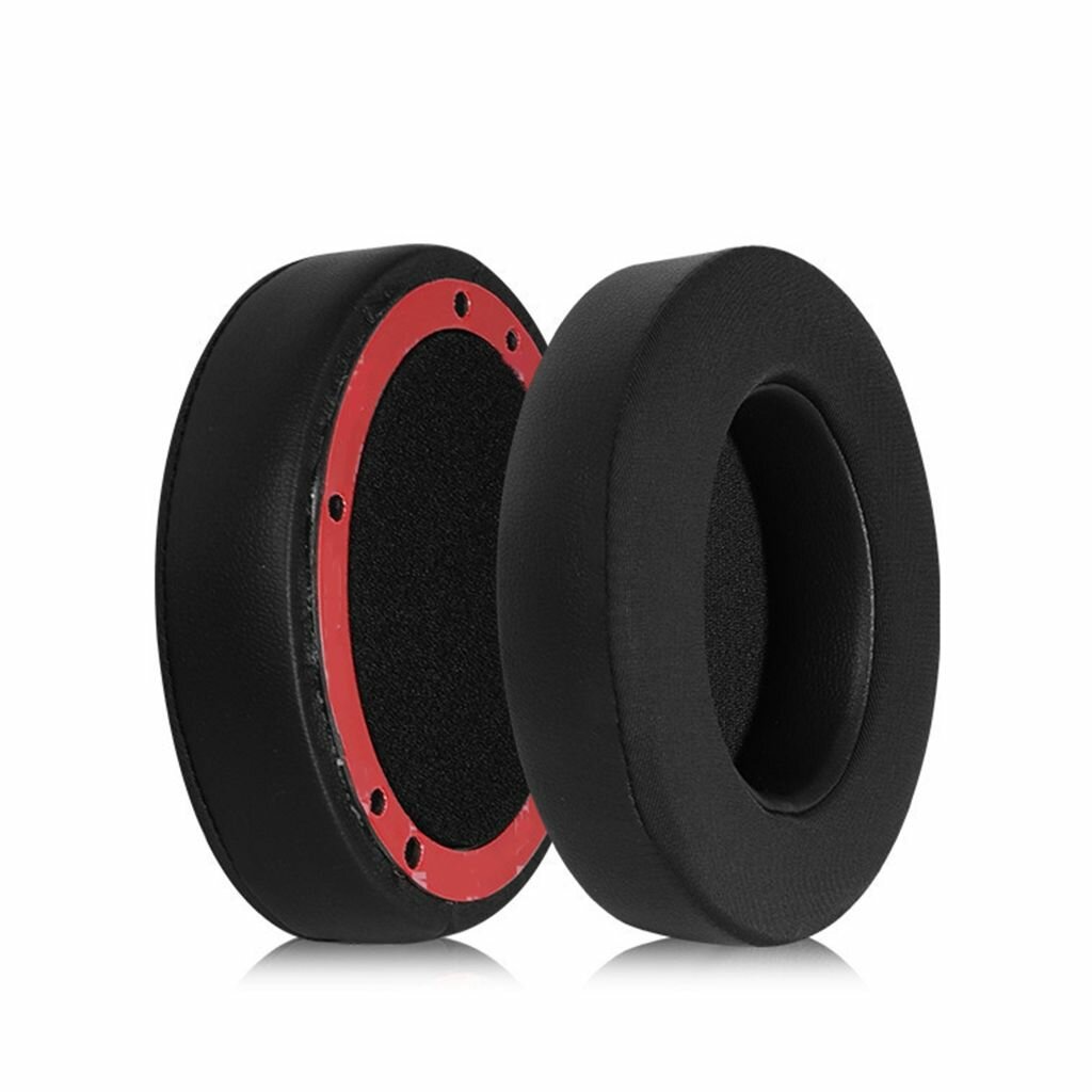 (1 пара) для Beats Studio2 3 Ice Leather Bluetooth Headset Cover - черный