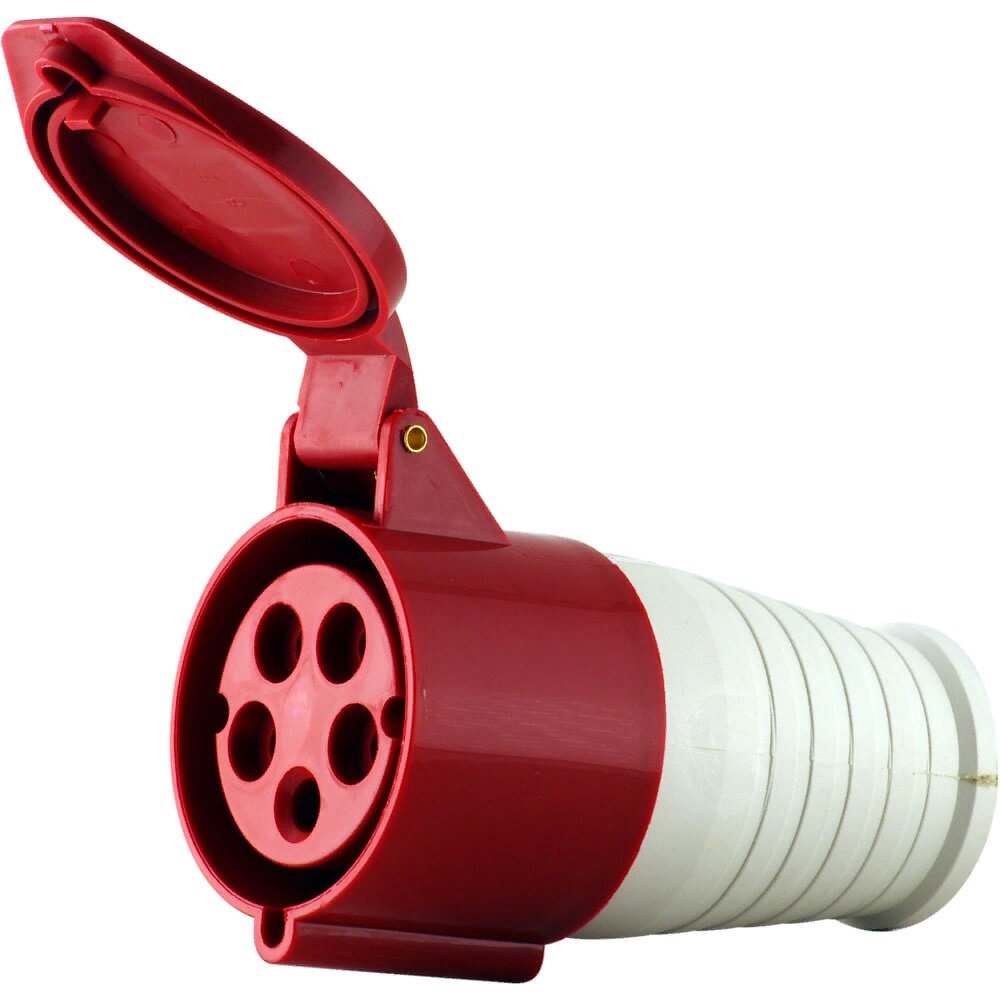 Электро розетка сил силовая ССИ-225 3Р+РЕ+N 32А 380-415В IP44 IEK PSR22-032-5