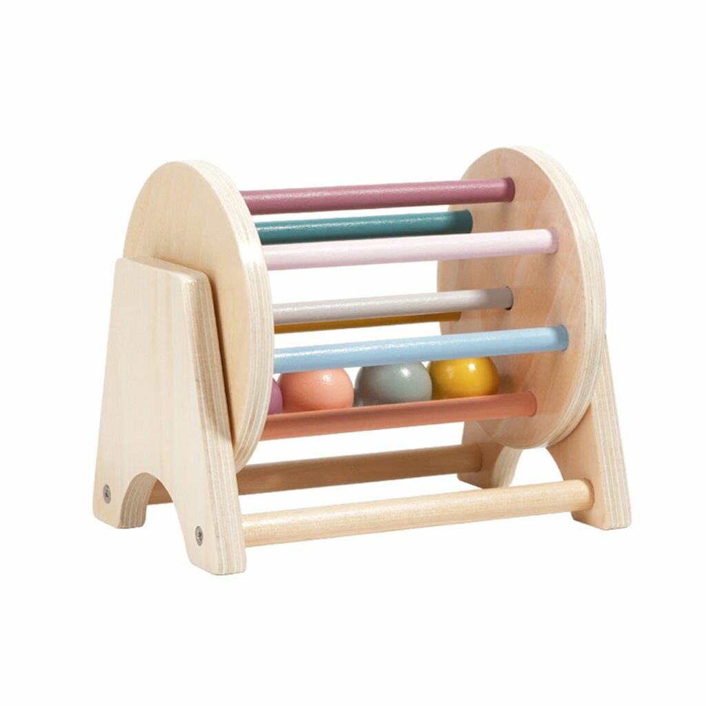 Игрушка на колесиках "Rolling Drum", для развития моторики, для детей от 3 лет