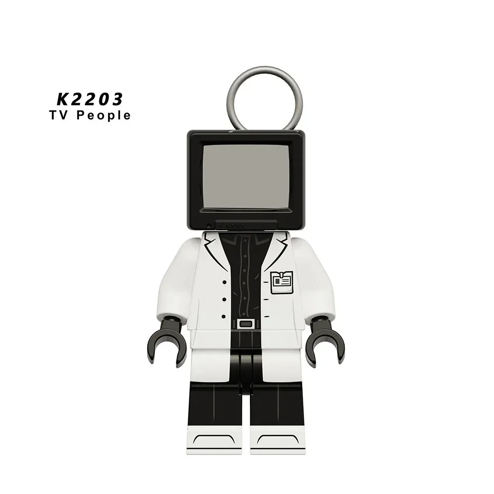 Hot Toys Skibidi Toilet Man Блочные конструкторы K2203