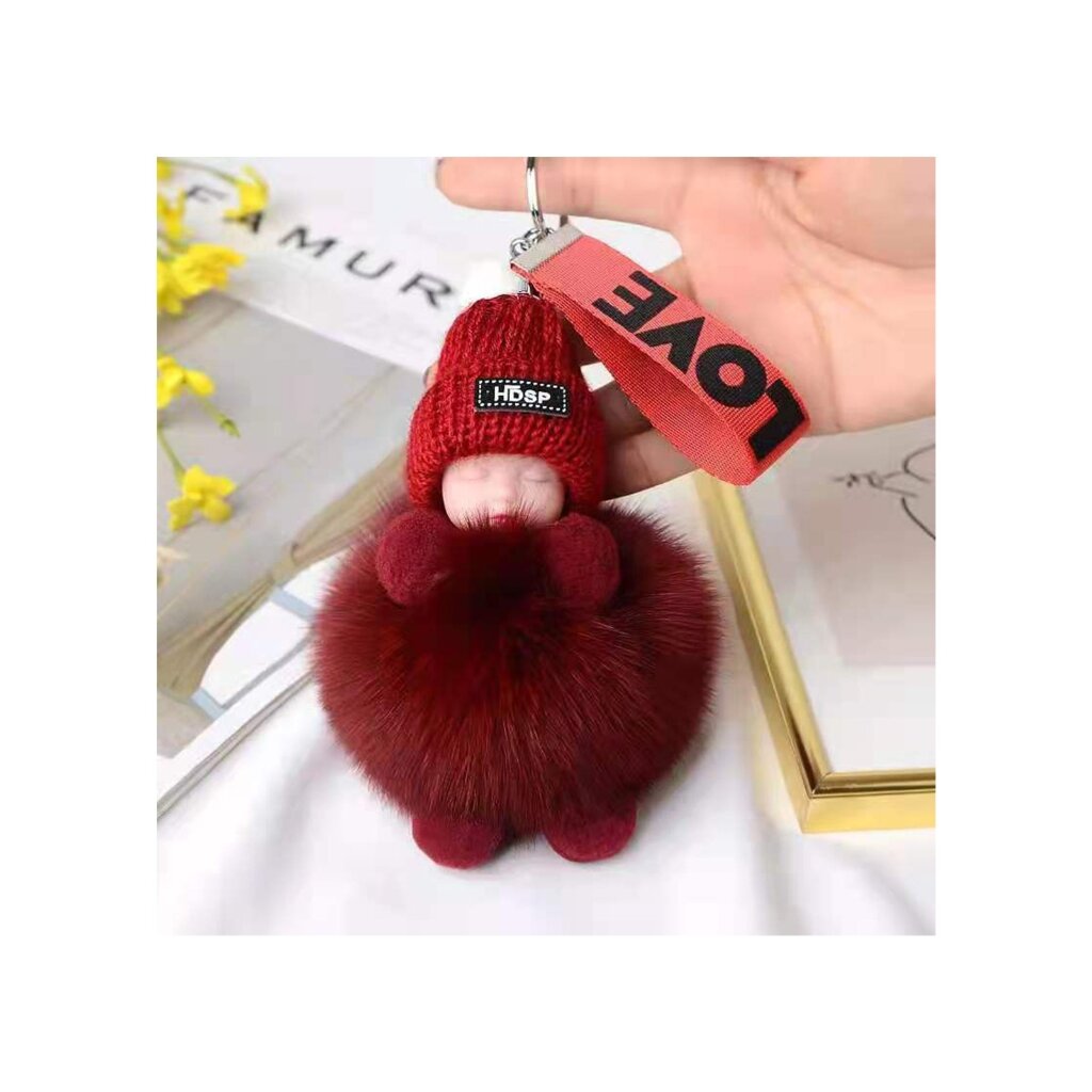 Спящий Ребенок Брелок Милый Рюкзак Клип Украшения Сумки Подарок для Мальчика Девочки