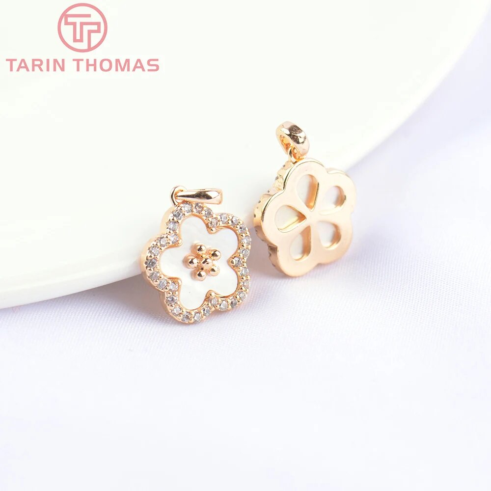Подвески из латуни с цирконом от TARIN THOMAS