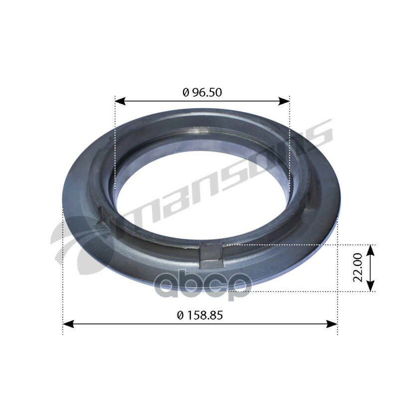 Кольцо уплотнительное! (р) ступицы d158x96xd22mm BPW ECO Mansons арт. 300339