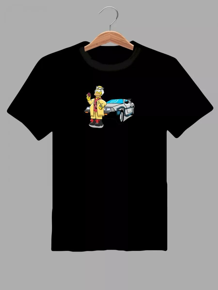 Футболка назад в будущее Симпсон