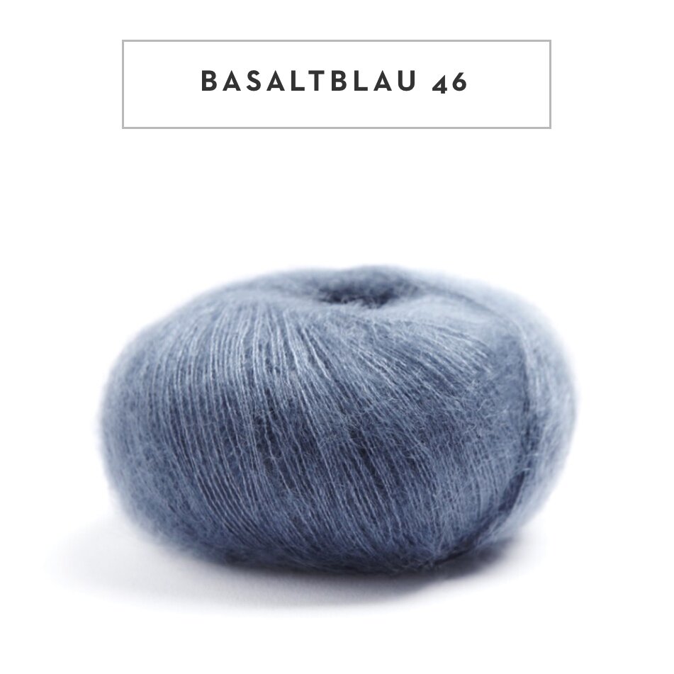 Premia /Премия/ пряжа Lamana (60% суперкид мохер, 40% шелк), 25г/300м (46, basaltblau (синий базальт), синий)