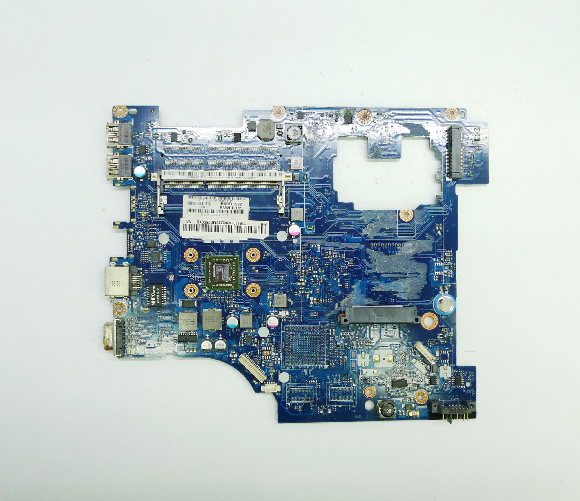 Материнская плата PAWGD LA-6757P Rev: 1.0 для Lenovo G575 (донор)