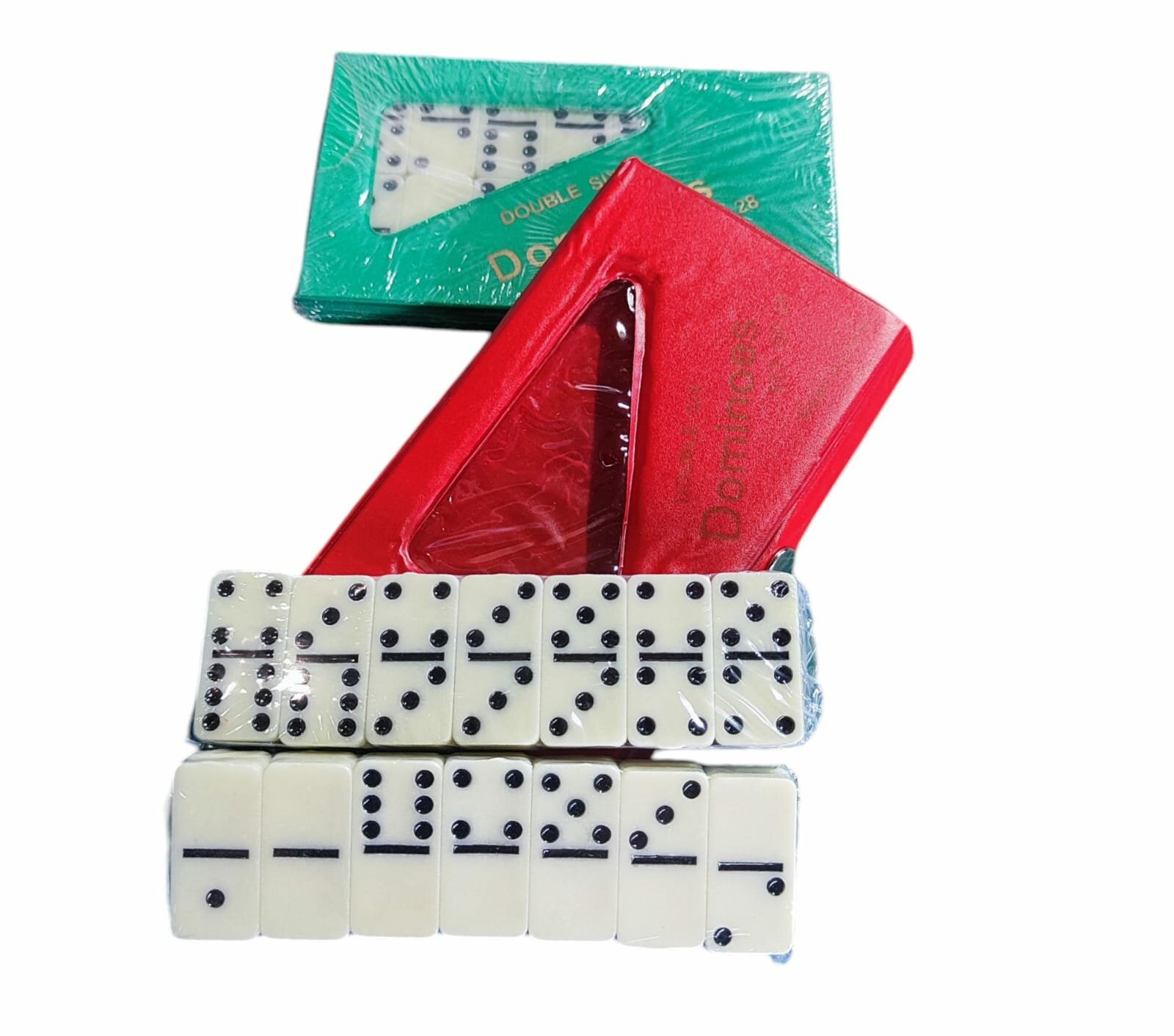 Домино "Винтаж" KWELT в индивидуальной упаковке. Пластиковые.