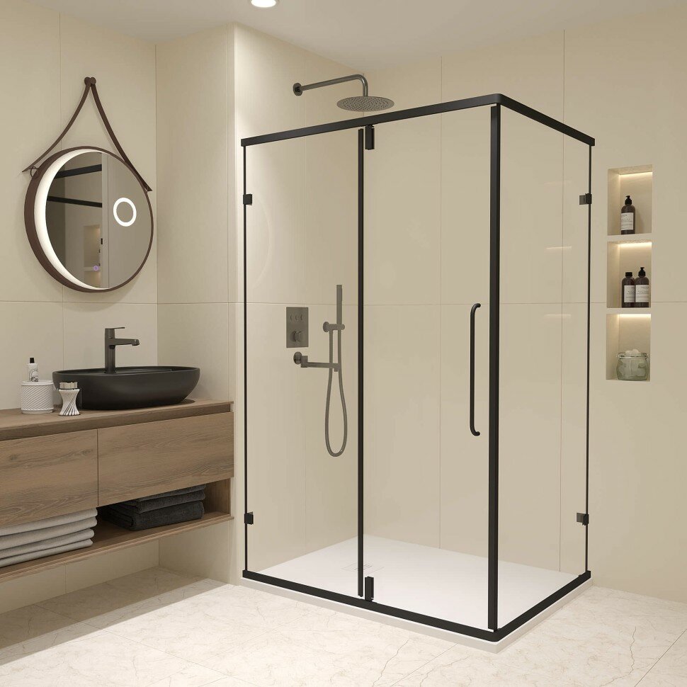 Душевой уголок RGW CL-046B (Прозрачное, 900x700)