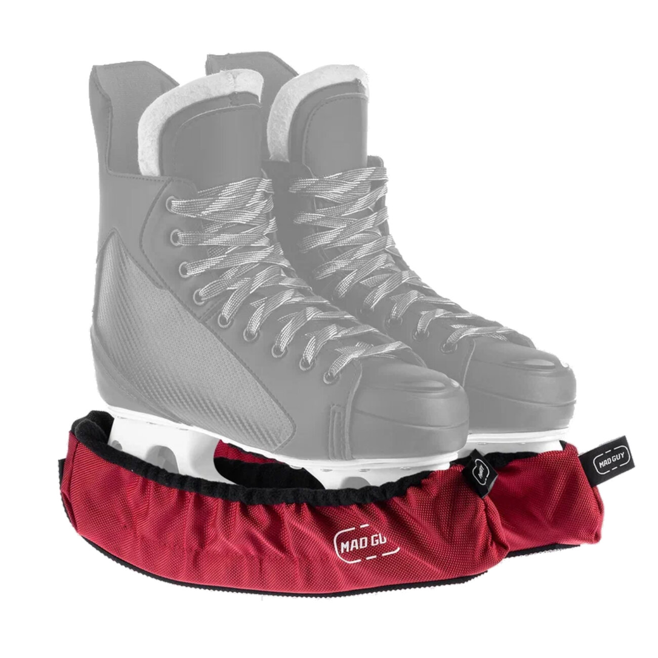 Чехлы для коньков Mad Guy Dry&Go Pro красные (размер M (SR: 6-7; JR: 3-5.5))