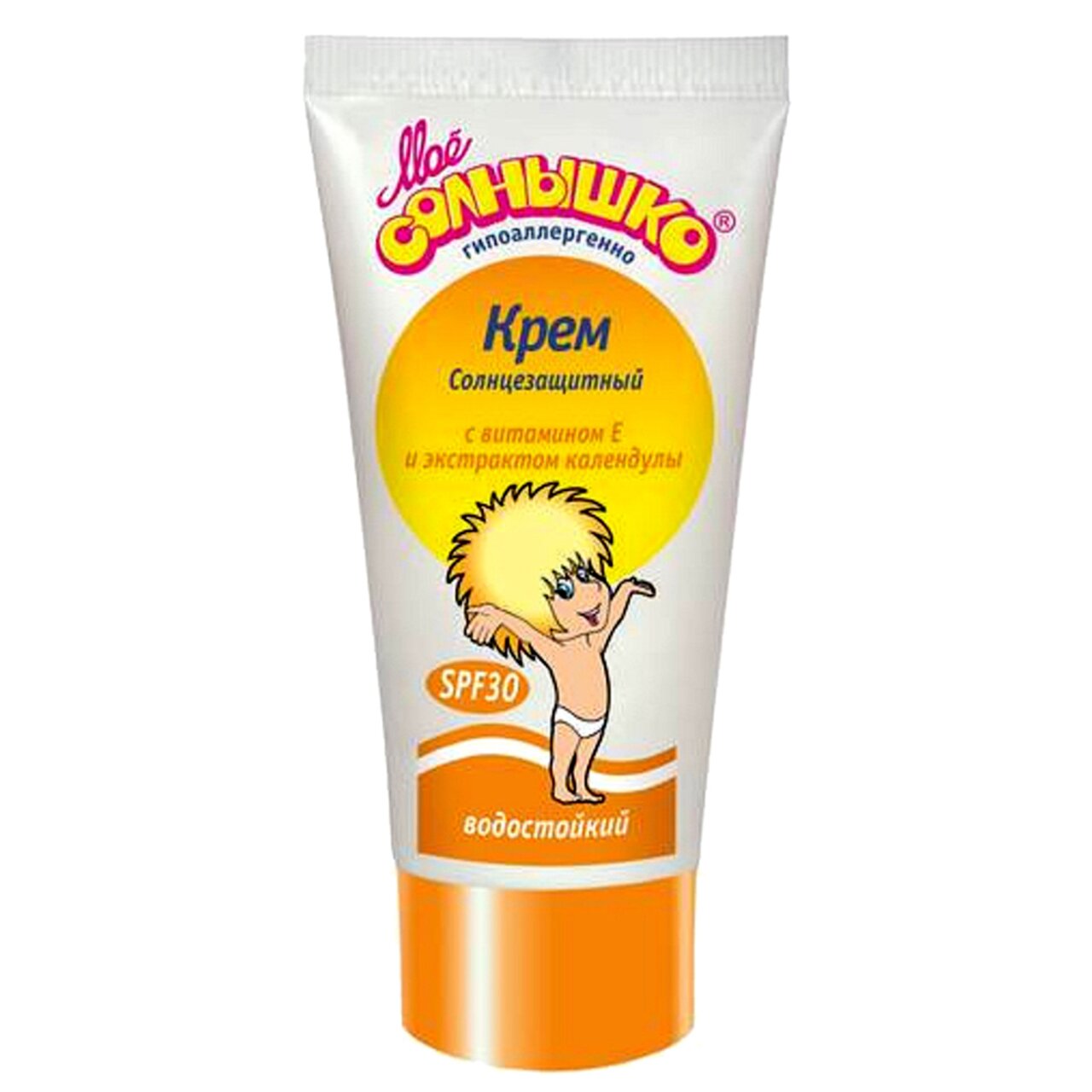 МОЕ солнышко Крем для загара SPF30 увлажняющий уход за кожей для лица и тела 55 мл