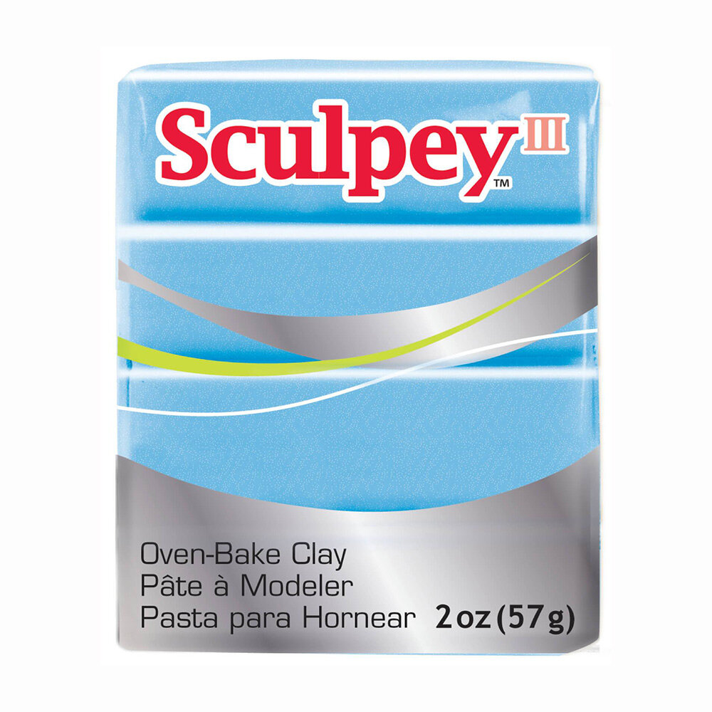 Полимерная глина "Sculpey" III S302 57 г 1103 светло-голубой