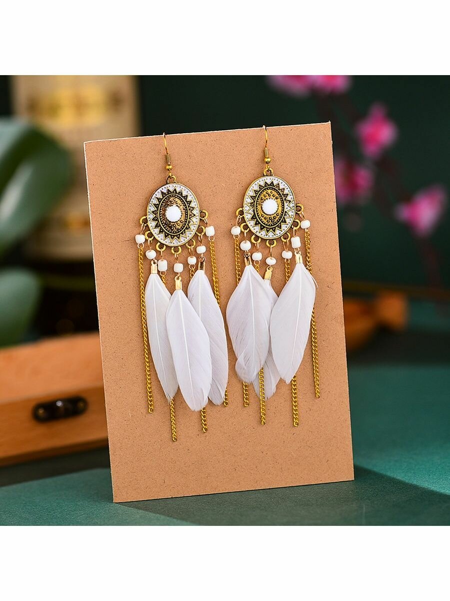 Серьги, дерево