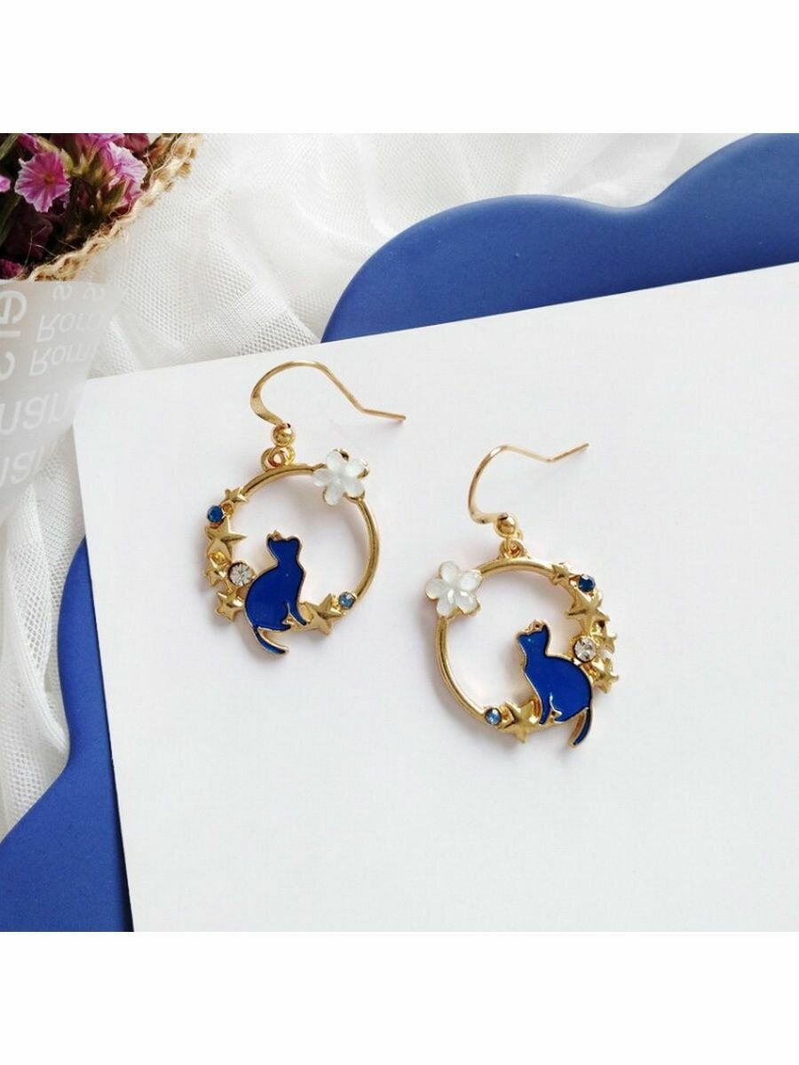 Серьги, эмаль