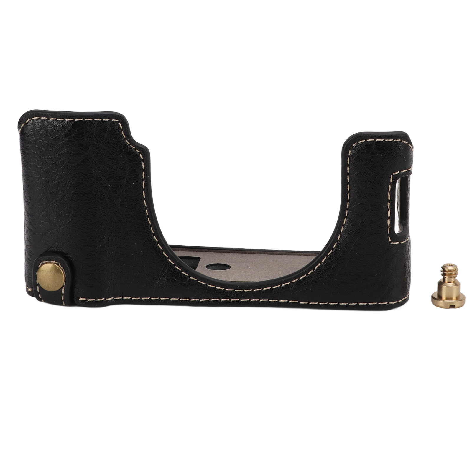 Чехол для камеры из полиуретана, прочный, в стиле ретро, изысканный защитный чехол для камеры X100V, черный.