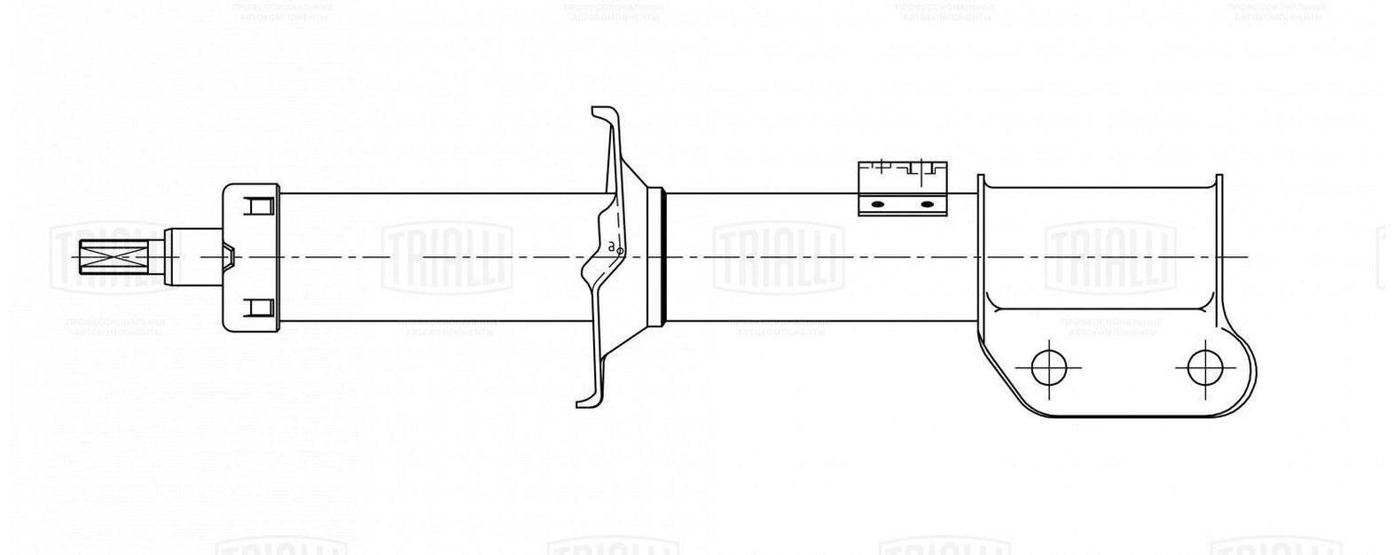 Амортизатор для автомобилей Trialli AG30051, в упаковке 1 шт.