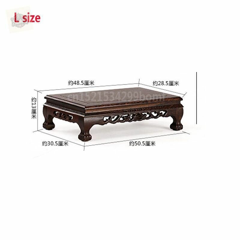 Прямоугольный маленький чайный китайский низкий столик татами из красного дерева