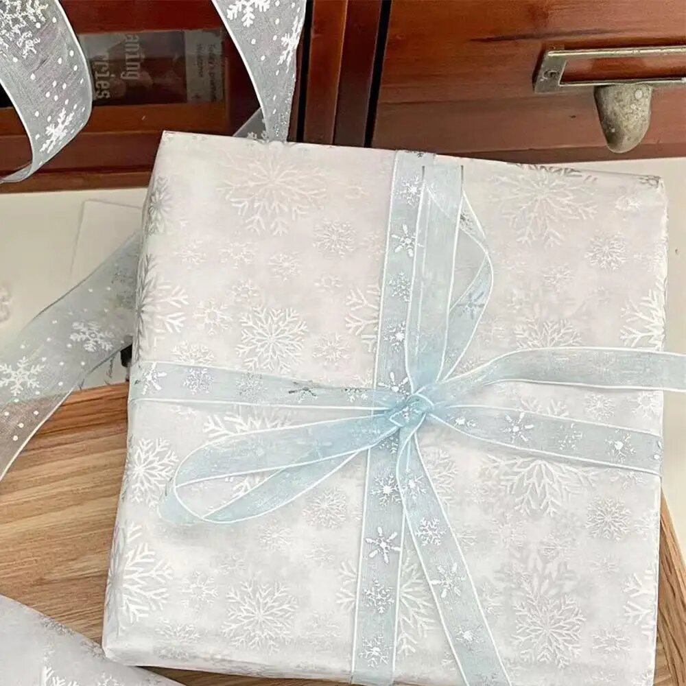 Папиросная бумага для елки, тканевая, узор елка, 10 листов Style 10