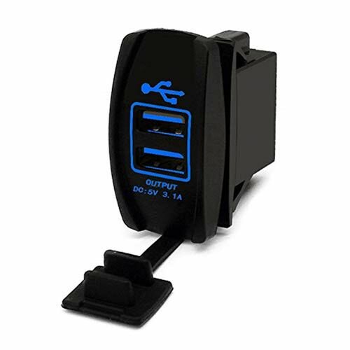 3.1A Зарядное Устройство С Двумя Usb-Разъемами Адаптер Питания 12V 24V Для Быстрой Зарядки автомобильного Двигателя