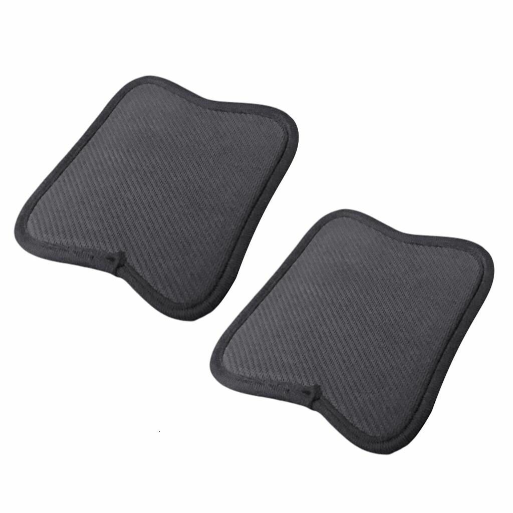 2 шт. Коврик для подтягиваний Подушки для гантелей Фитнес аксессуары, Черный