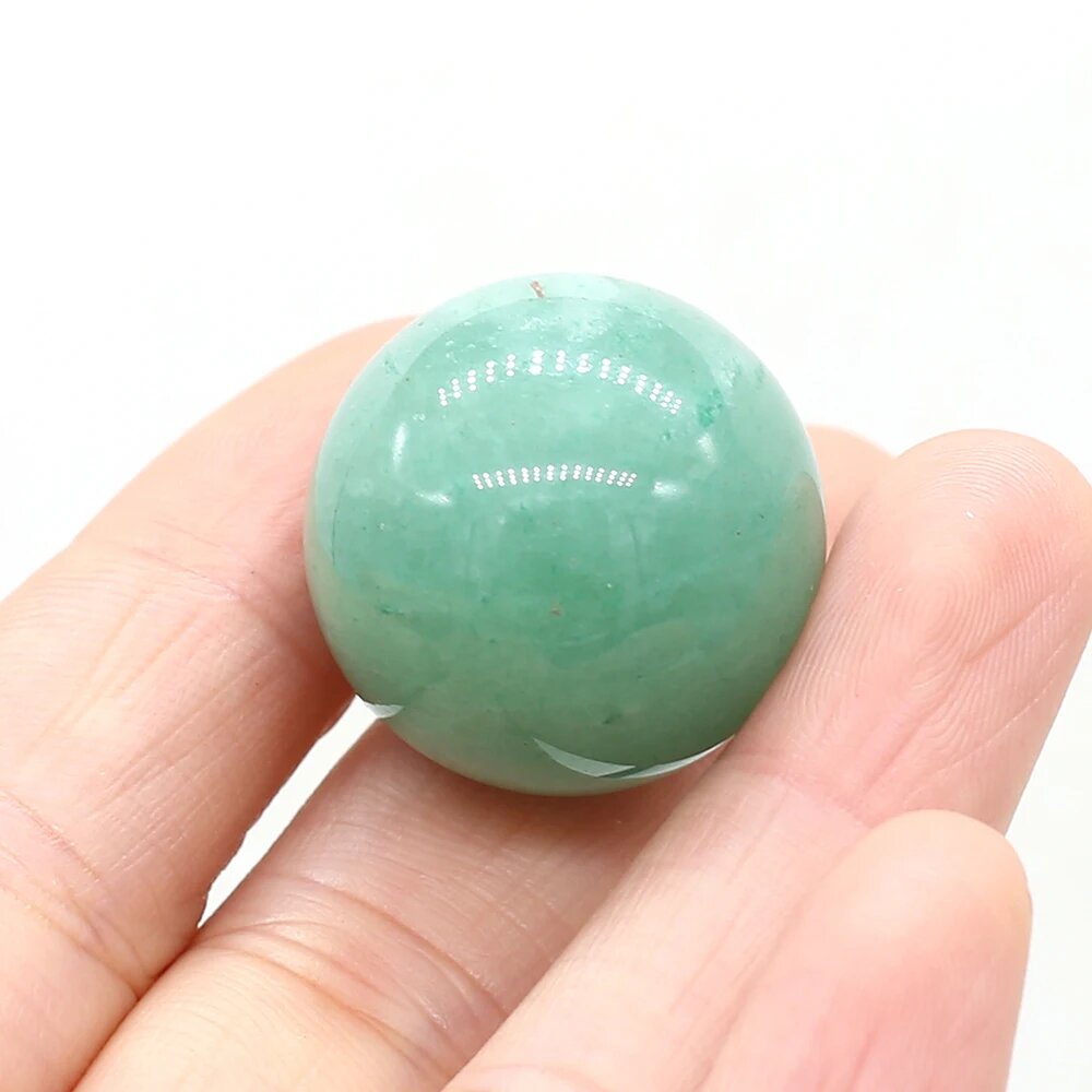 Розовый кварц шар для реiki Изумрудный, Green Agate