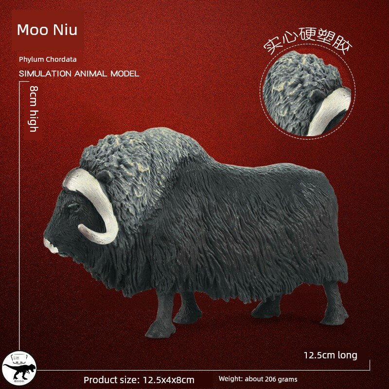 Детская модель дикой природы от Линь Чанмо: африканский буйвол, реалистичная фигурка дикого кабана для развития