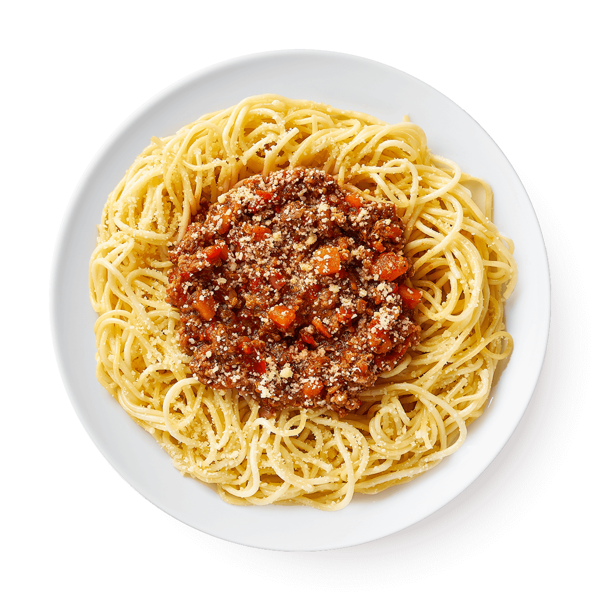 Болоньезе «Из Лавки», с говяжьим фаршем, в томатном соусе, с гарниром, 250 г