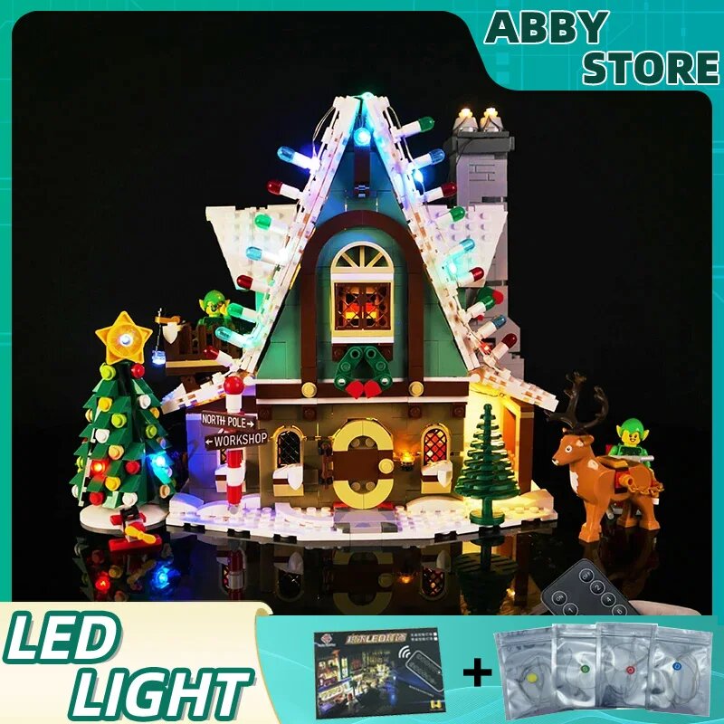 Комплект светодиодных фонарей RC DIY для LEGO 10275, набор строительных блоков для клуба эльфа (только светодиодный светильник, модель без блоков)