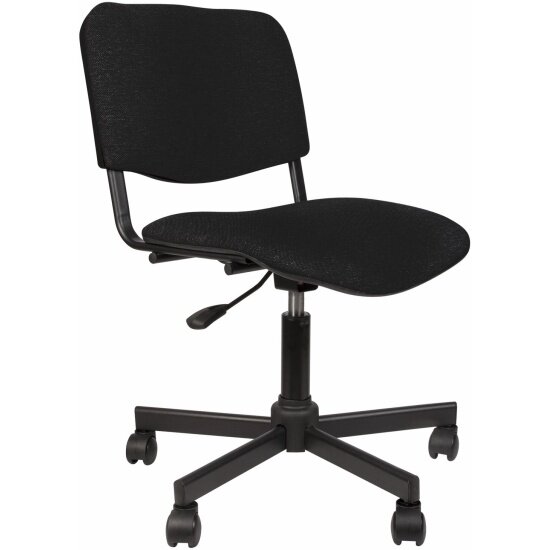 Кресло офисное Comfur КР09, без подлокотников, черное, КР01.00.09-101-