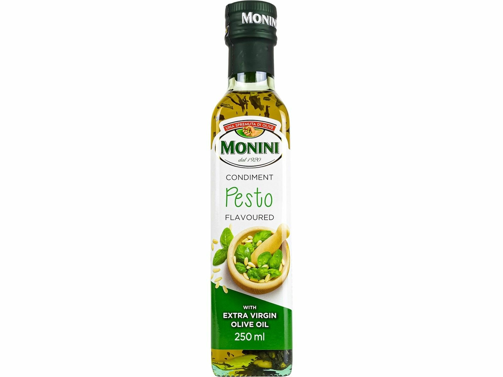 Monini Масло оливковоес с песто Extra Virgin нерафинированное, 250 мл