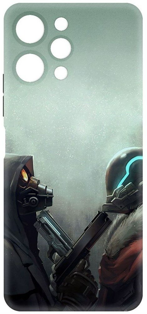 Чехол-накладка Krutoff Soft Case Cтандофф 2 (Standoff 2) - Противостояние для Xiaomi Redmi 12 черный