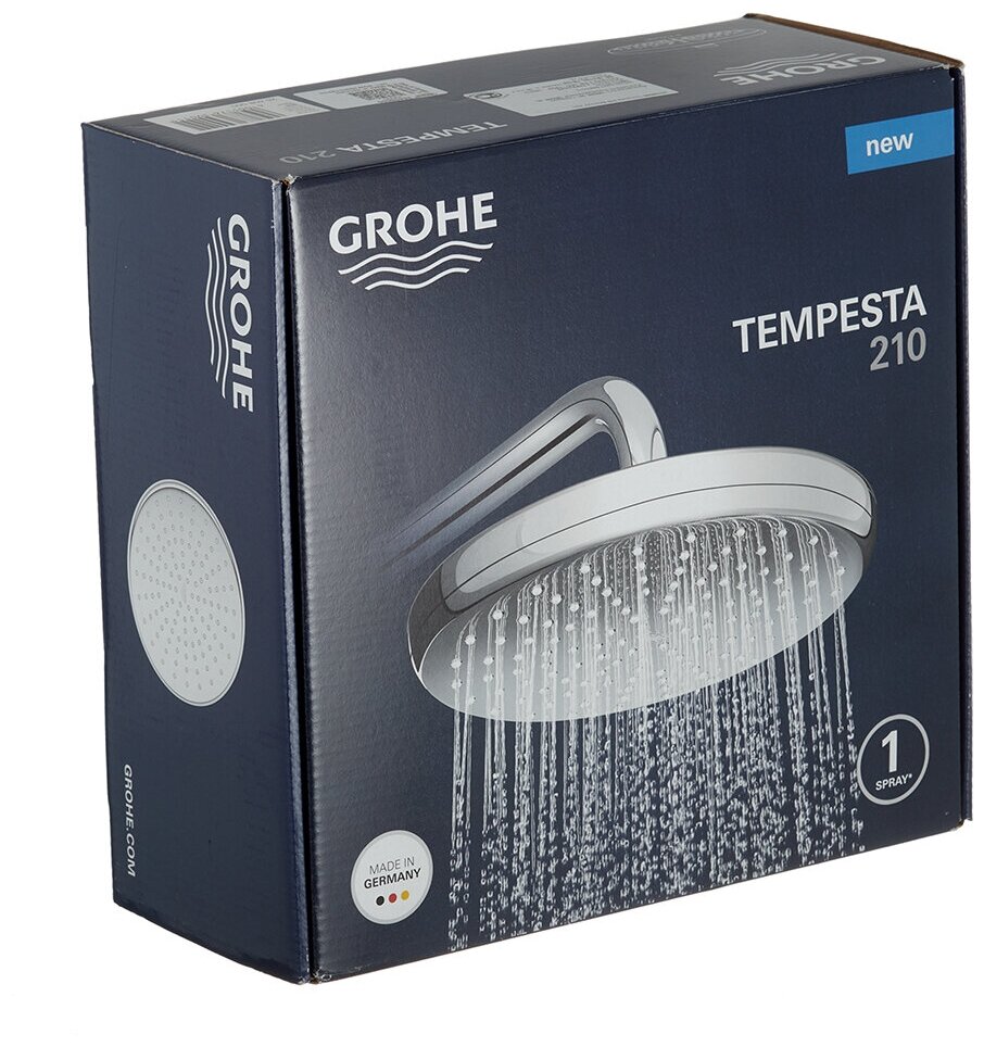 Лейка верхнего душа Grohe Tempesta 210 26408000, хром — купить в ...