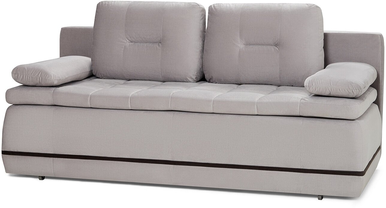 Диван-кровать Hoff Твигги прямой, 206х83х90 см, еврокнижка, цвет серый