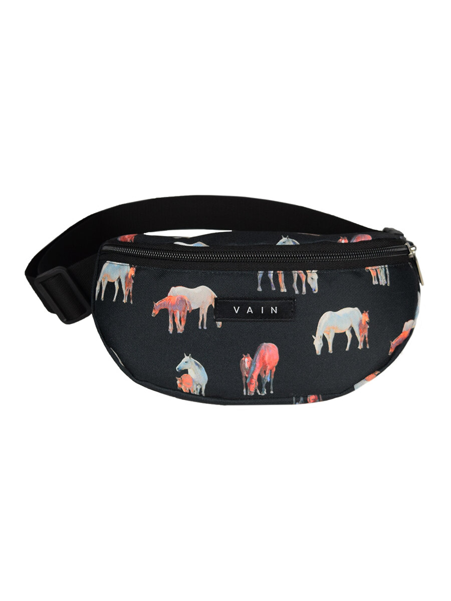 Сумка поясная сумка поясная с принтом