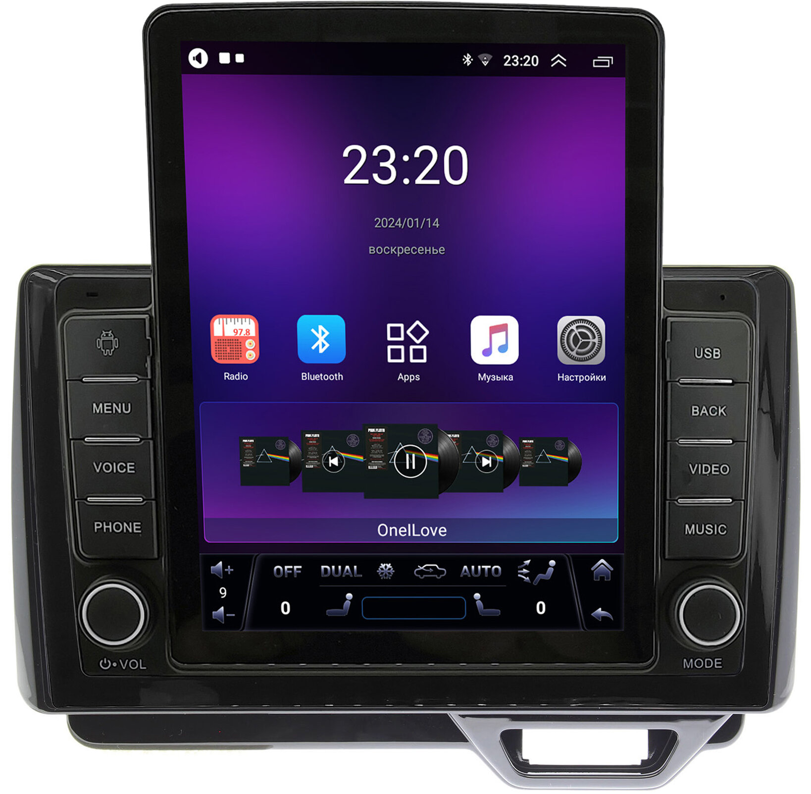 Штатная магнитола Honda N-BOX 2, N-WGN 2 2019-2022 Canbox GTR095-10-314 на Android 10 (QLed, 4/64, DSP, CarPlay)