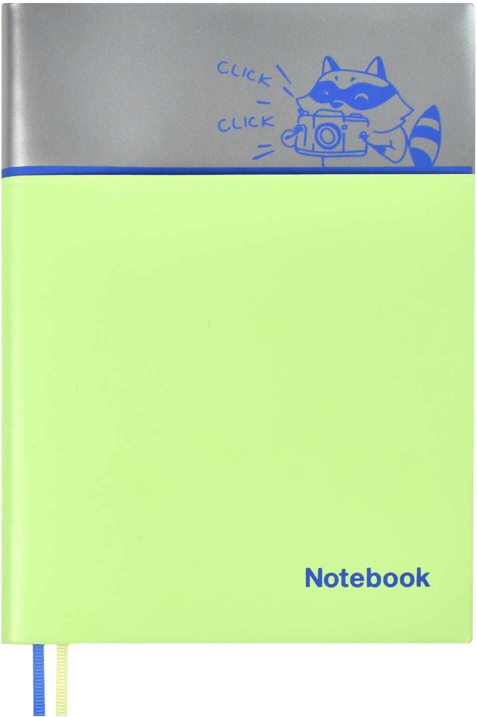 Записная книжка 96 листов, А6+, енот (52523)