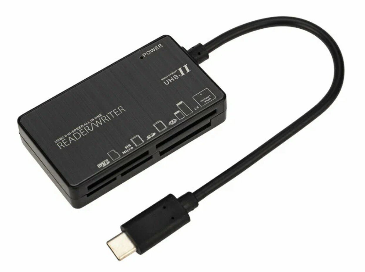 Картридер REXANT Type-C для SDXC/SDHC/SD/MMC, 18-4118