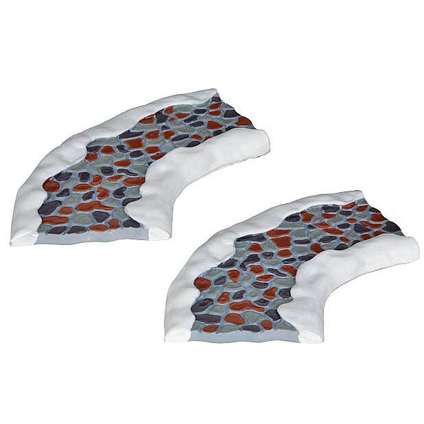 Заснеженная поворотная брусчатая дорога Lemax, 13*7 см, Lemax, 34663-lemax