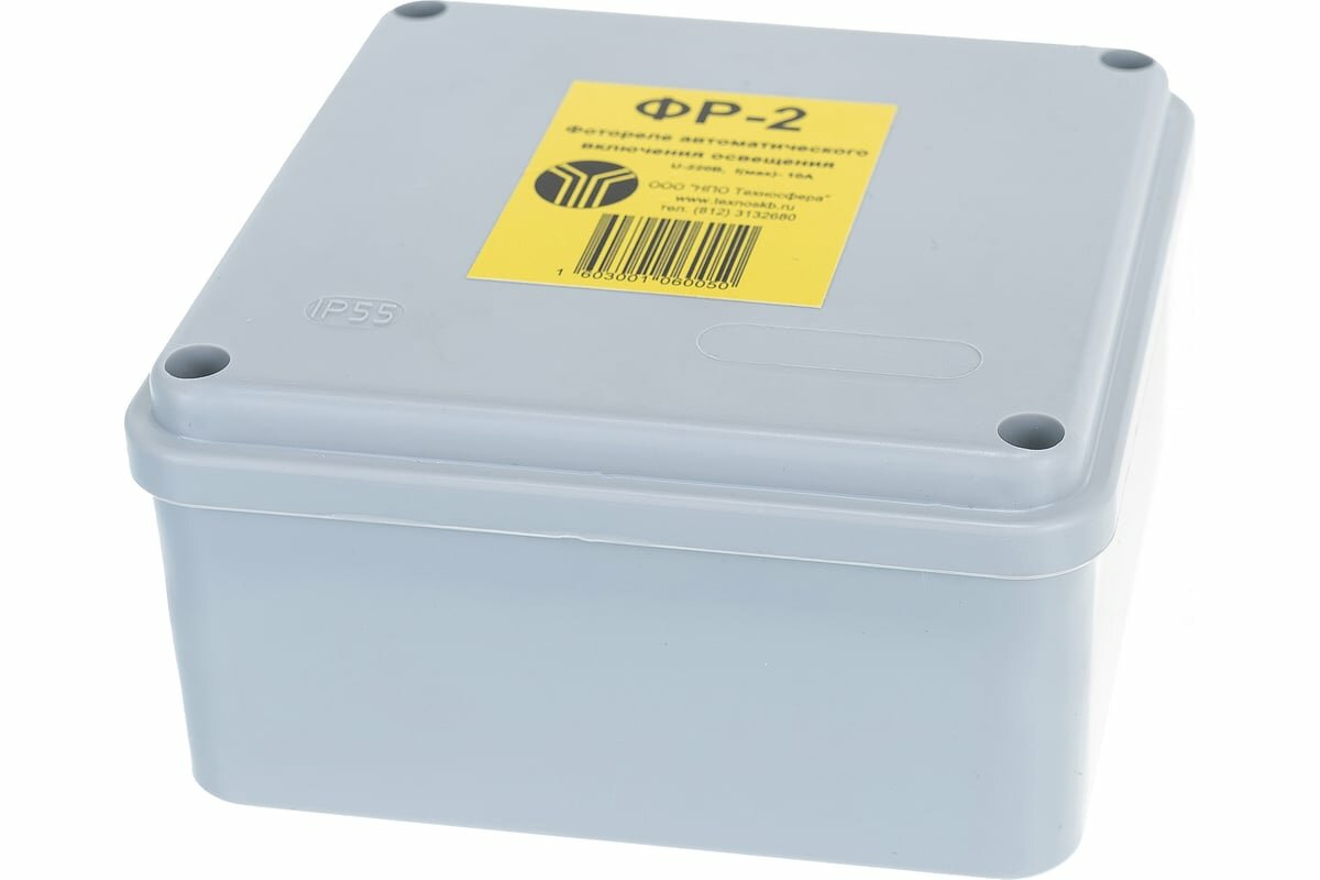 Техносфера ФР-2 фотореле 220В 10А - модуль управления освещением 1603001060050.