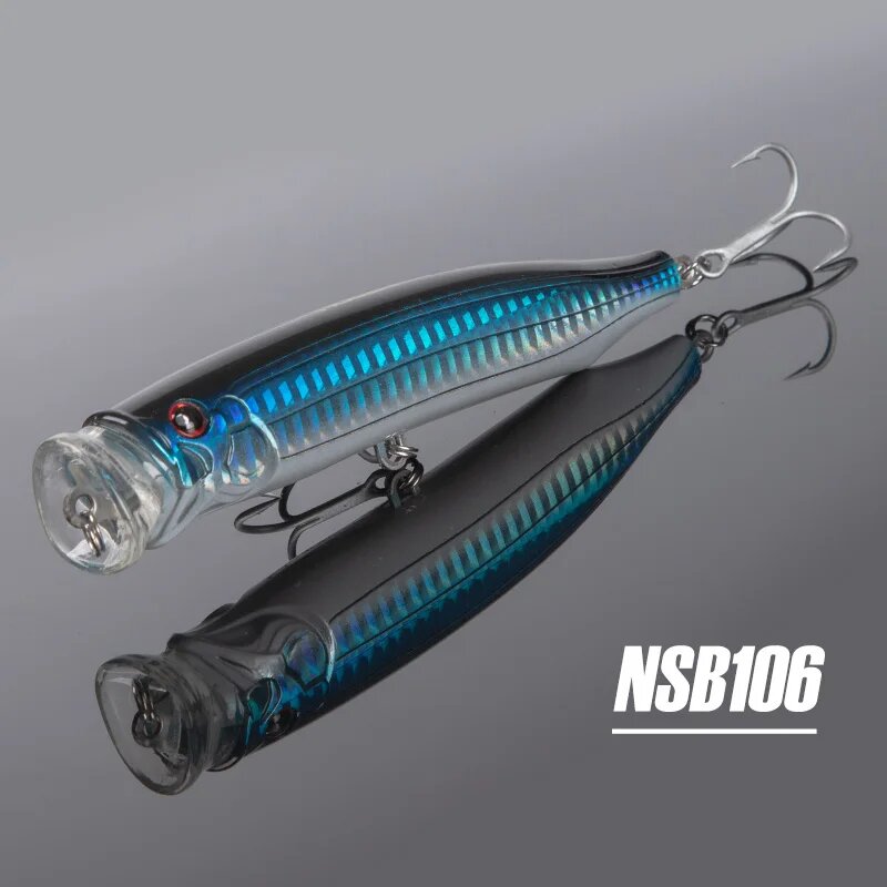Noeby Feed Popper 100/120/150 мм воблер для морской рыбалки 100mm 19g, NSB 106