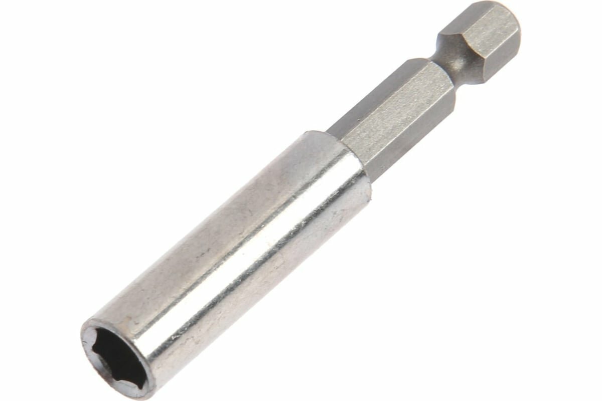 Тундра 1550247 Адаптер для бит с магнитом 60 мм - универсальная насадка для сверления