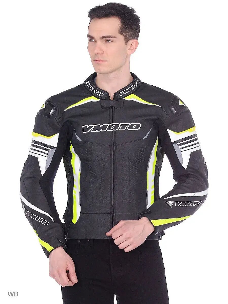 Мотокуртка Vmoto Avalon Black/Yellow S