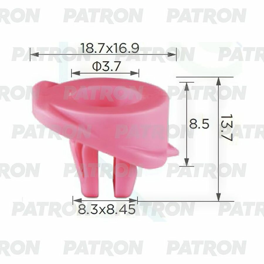 Клипса пластмассовая, для Хонда