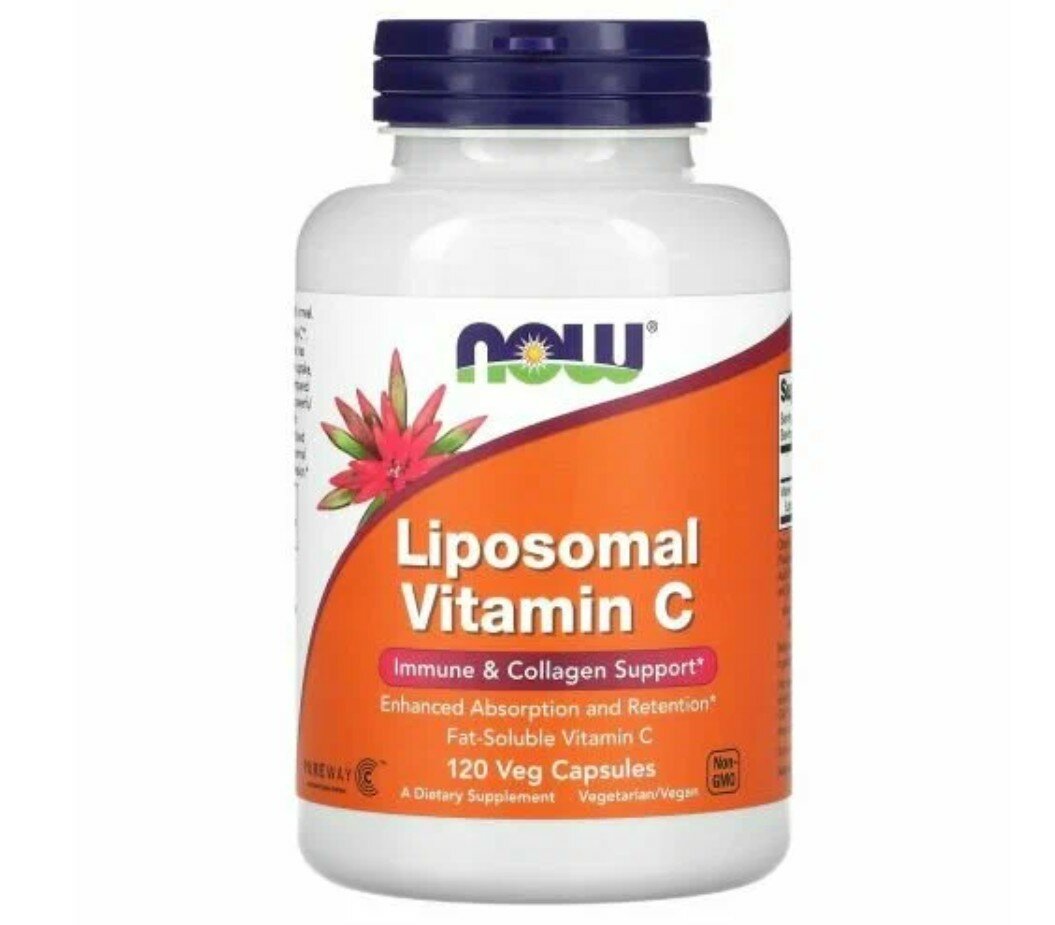 Liposomal Vitamin C 1000mg 120 veg caps Now