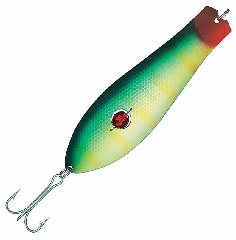 Блесна рыболовная Kuusamo "Professor 0, размер 130/44, цвет GR/FYe/S-S, с бусинкой