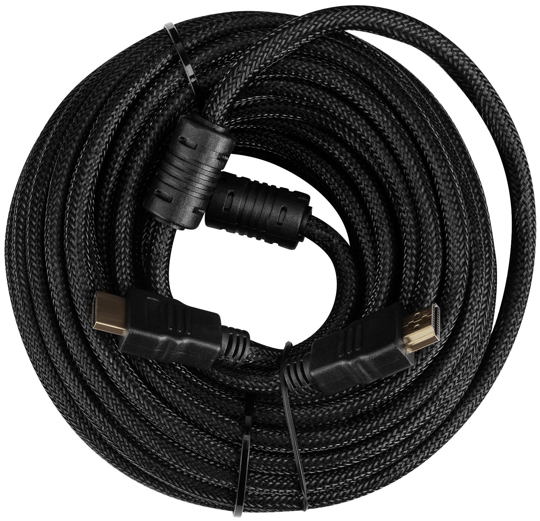 Кабель аудио-видео Buro HDMI (m)/HDMI (m) 10м. феррит. кольца Позолоченные контакты черный (HDMI-V1.4