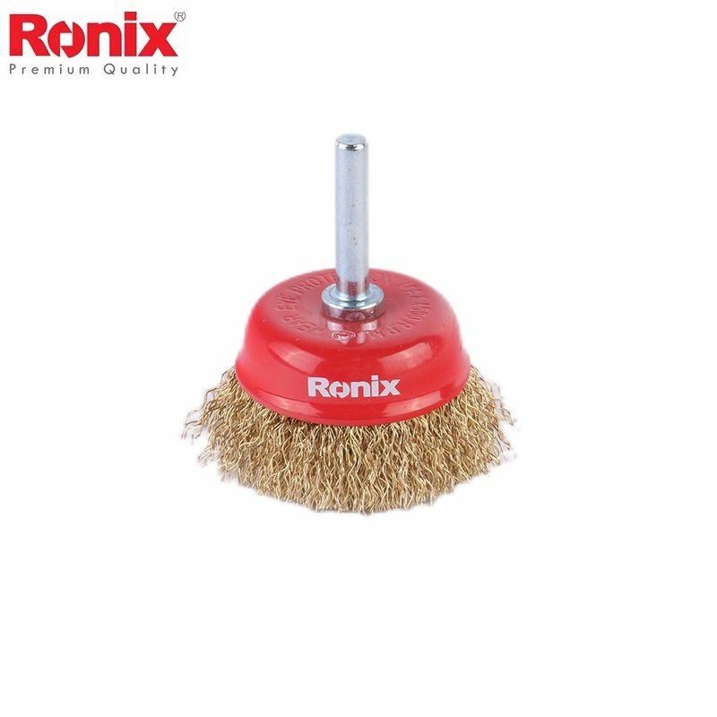 Чашечная щетка проволочная Ronix RH-9946, для зачистки, немецкое качество