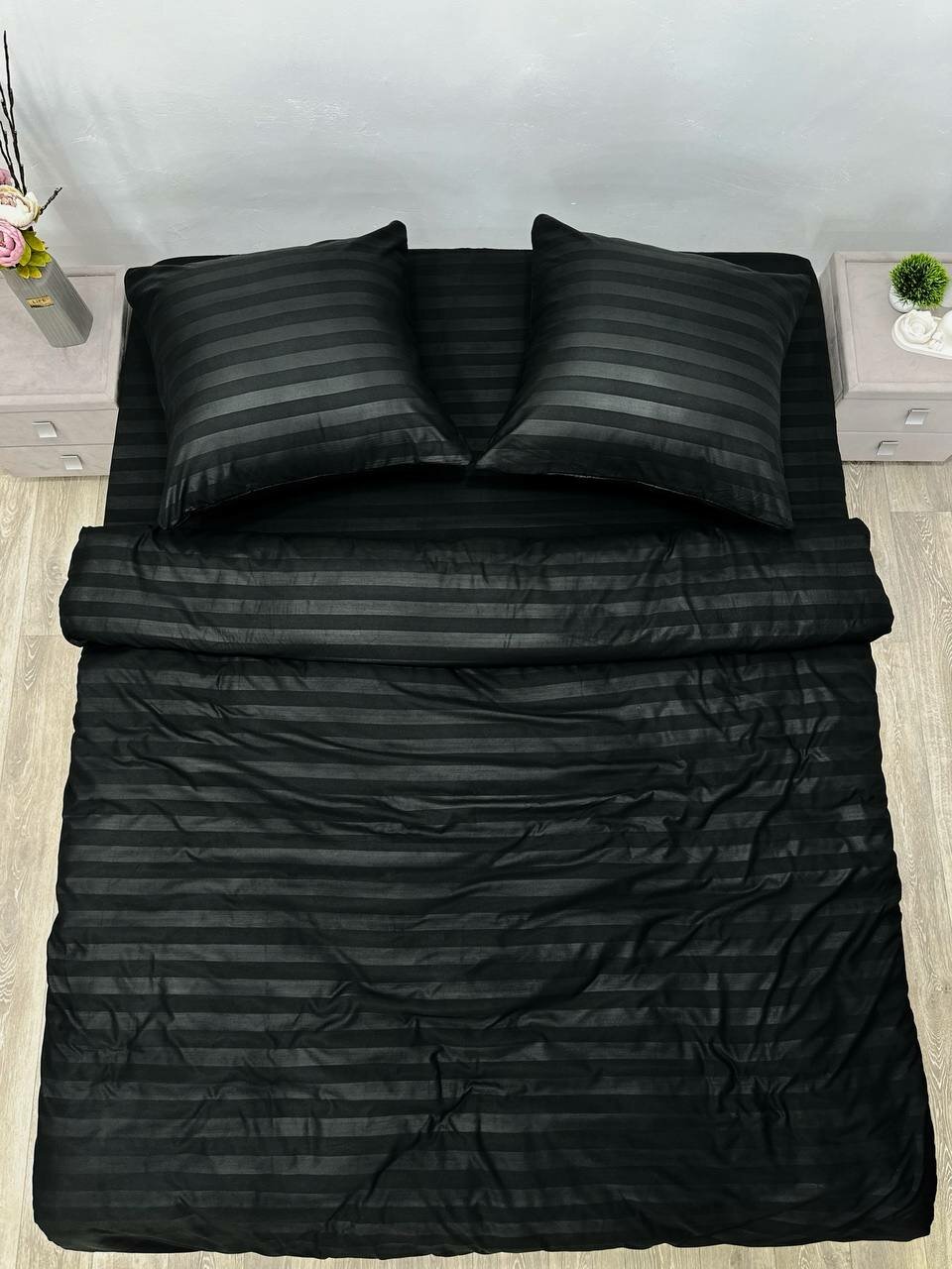 Постельное белье SOANA 2-х спальное, полисатин, подарочная упаковка, гипоаллергенное