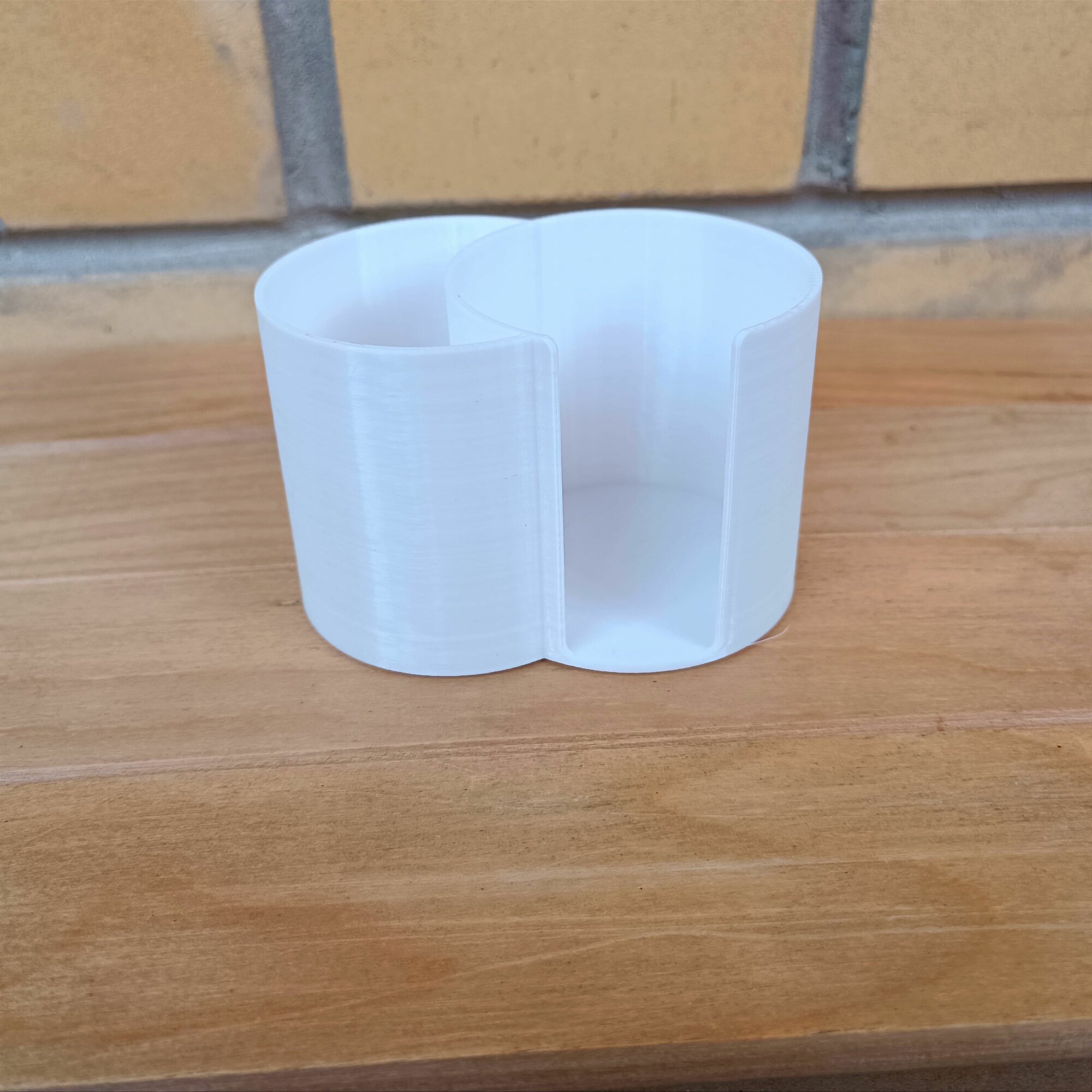 Органайзер для ватных дисков и палочек белый